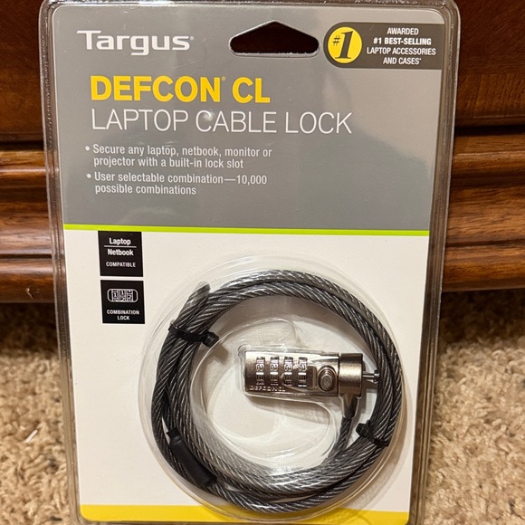 Targus | Cell Phones & Accessories | Targus Defcon Cl Laptop Cable Lock ...